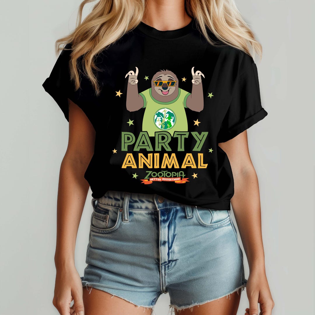 Disney Zootopia 2 Priscilla Party Animal Shirt, Zootopia Movie Matching ...