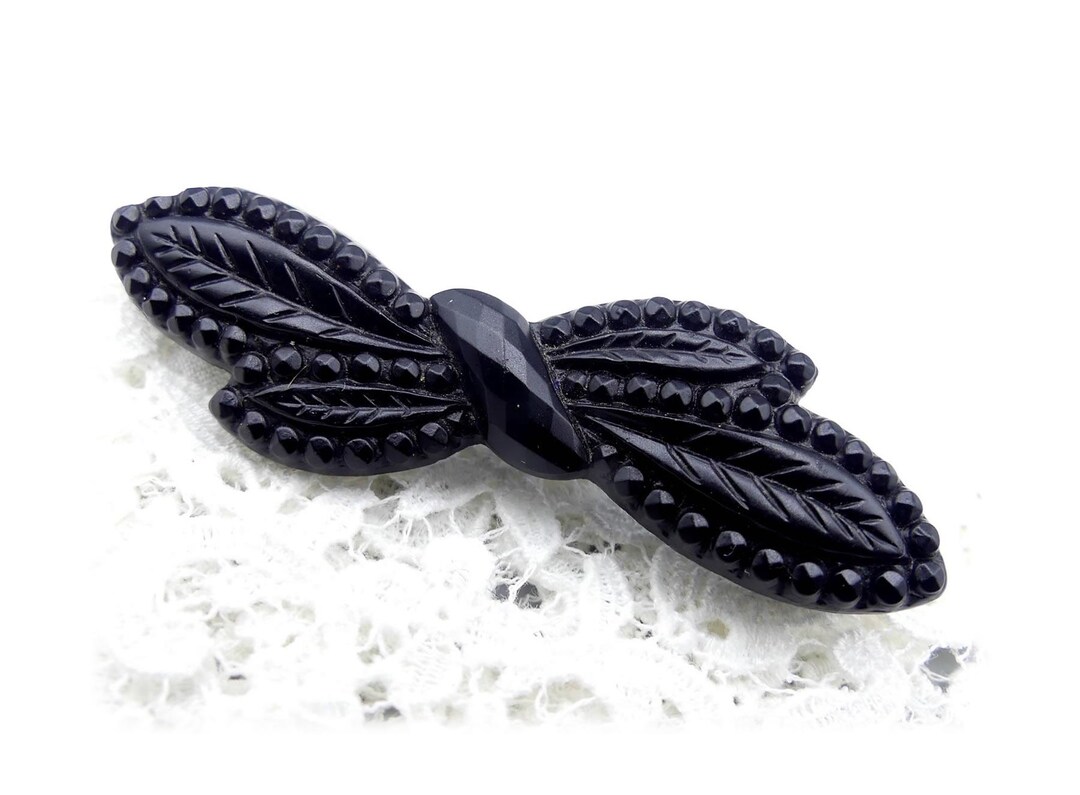Victorian Mourning Pin, 1880 to 1900 E2462 - Etsy
