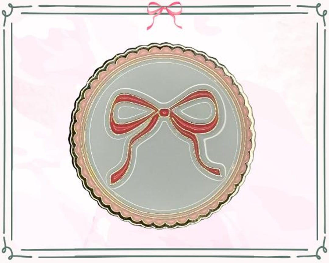 Pink Bow Metal Needle Minder - Etsy