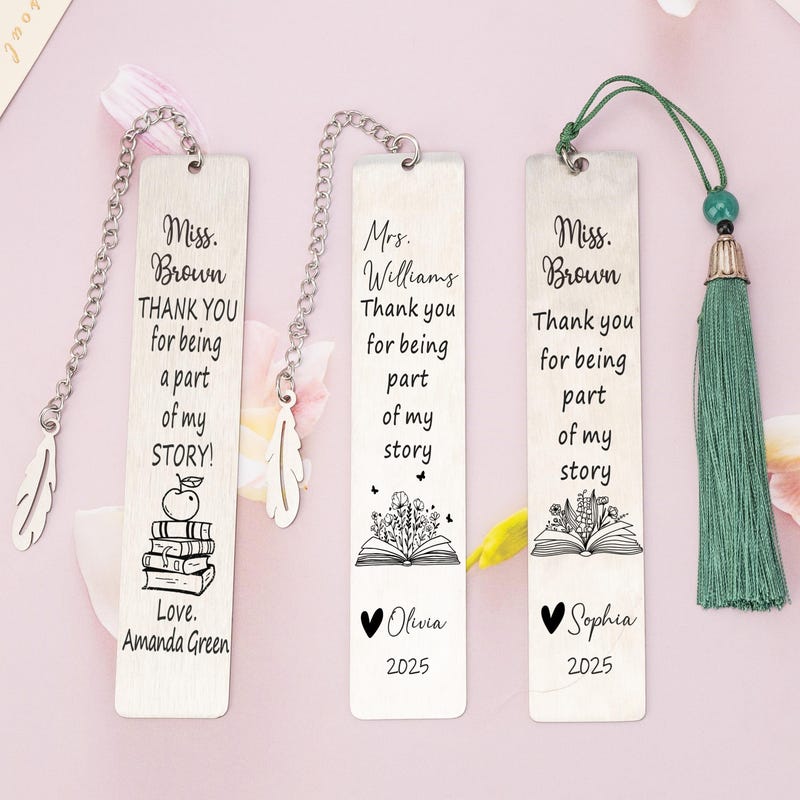 Thank You Bookmark - Etsy