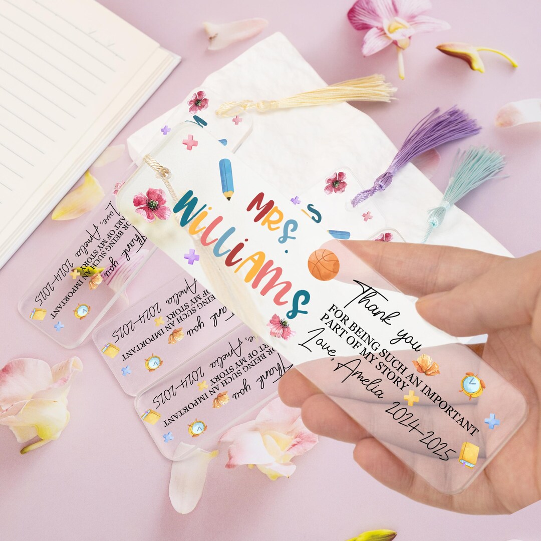 Teacher Appreciation Gift, Funny Teacher Bookmark,end of School Year ...