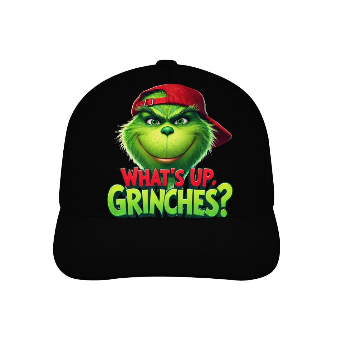 What's up Grinch's Baseball Cap #christmastime - Etsy