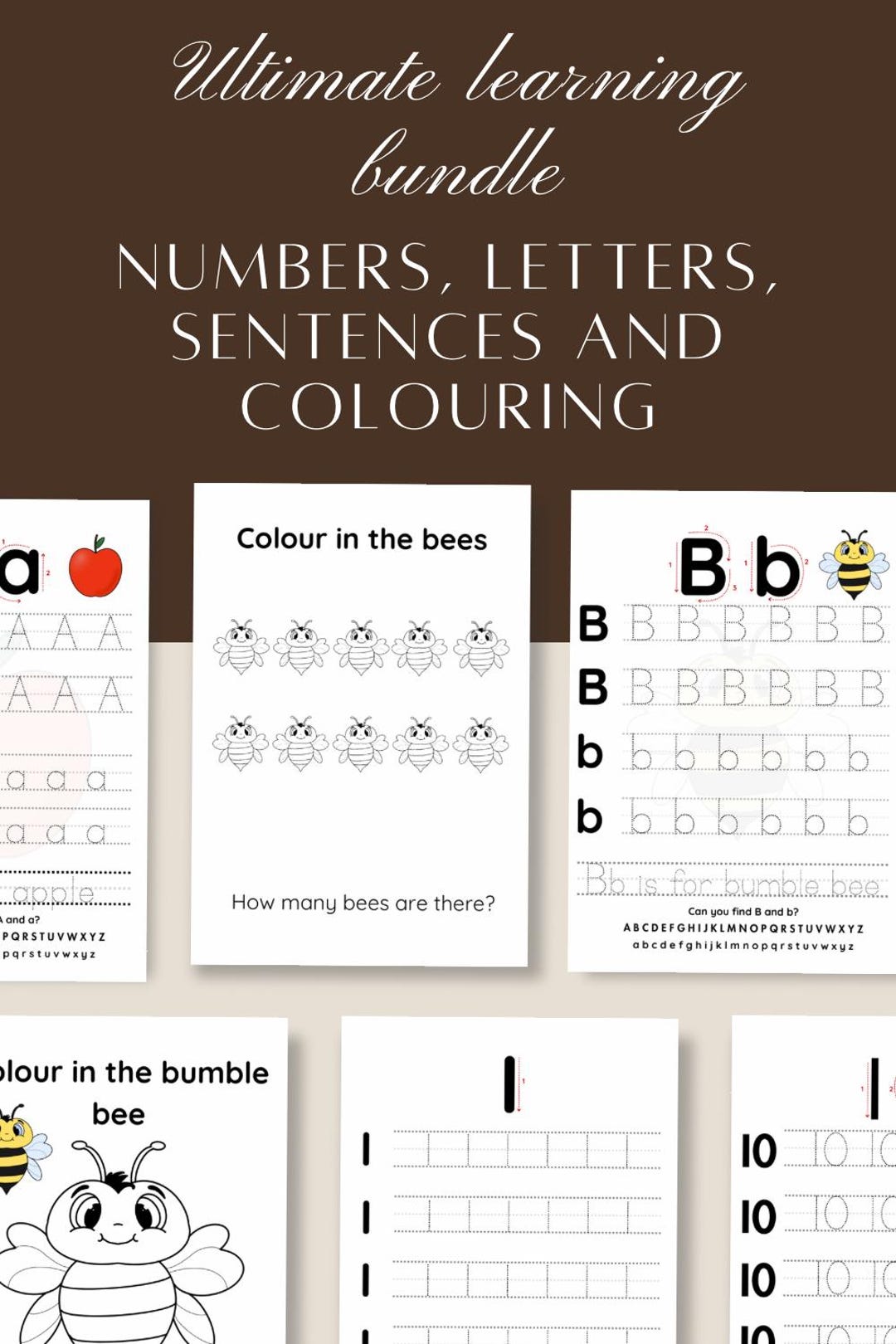 ABC Tracing Book for Kids | Alphabet Practice PDF | Number Tracing ...