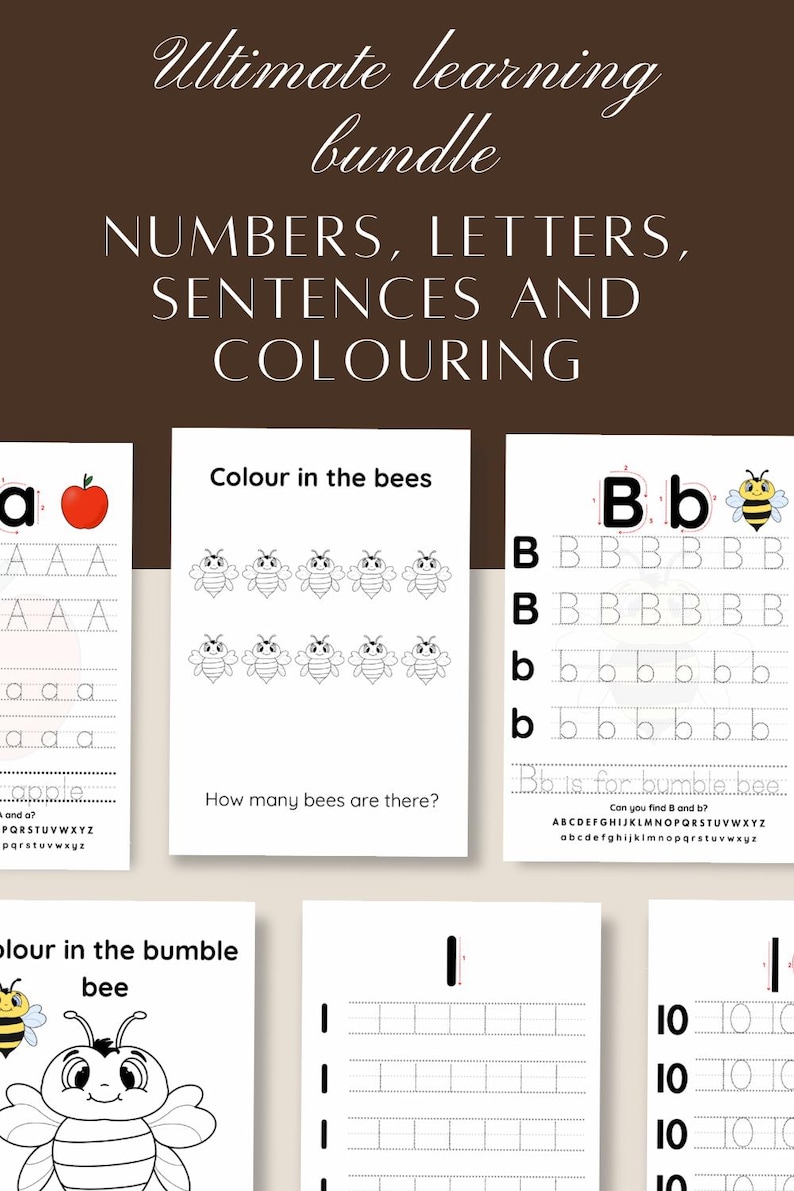 ABC Tracing Book for Kids | Alphabet Practice PDF | Number Tracing ...