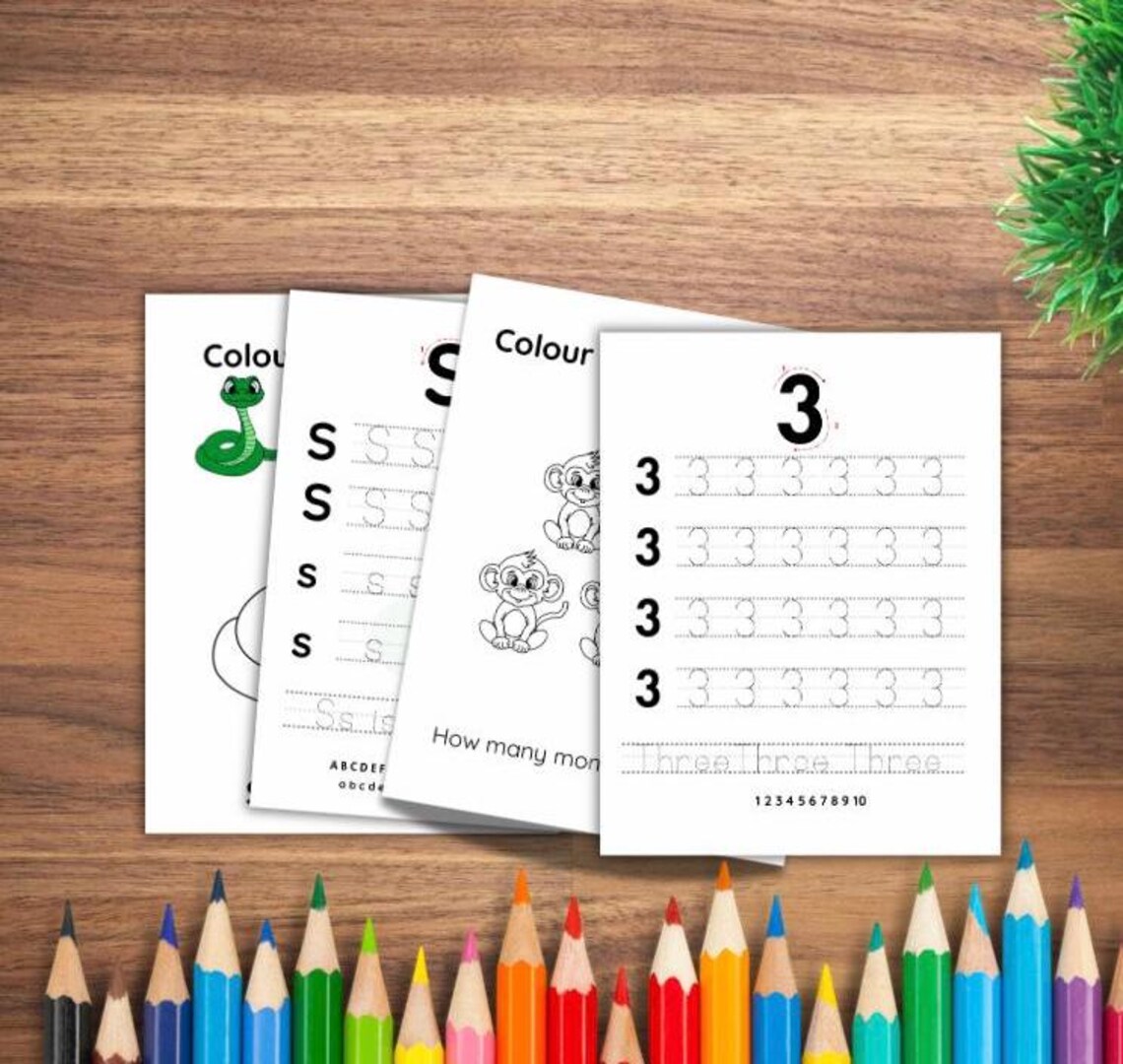 ABC Tracing Book for Kids | Alphabet Practice PDF | Number Tracing ...