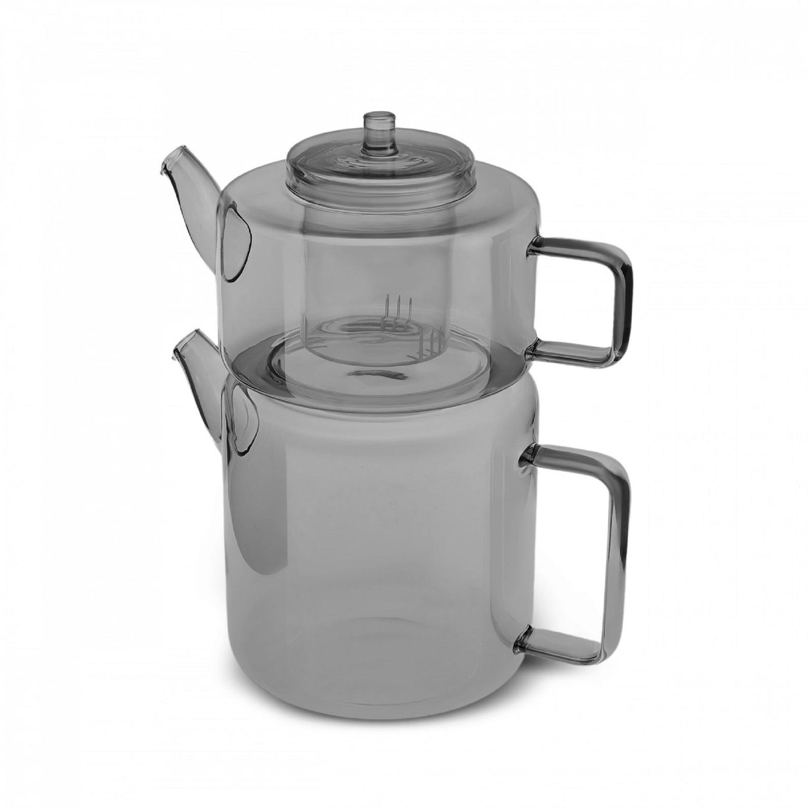 Glass Turkish Teapot Set – Induction & Non-induction Options, Small and ...