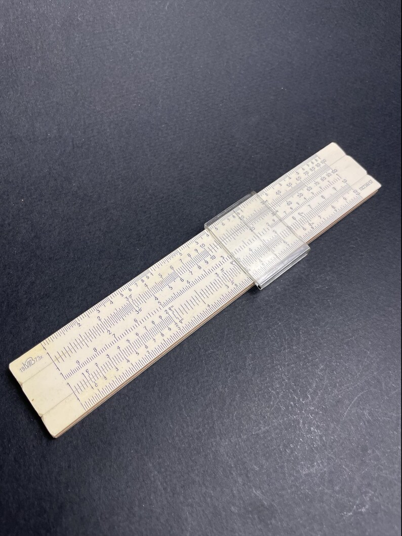 Vintage Soviet Logarithmic Slide Rule With Original Box — 1970s ...