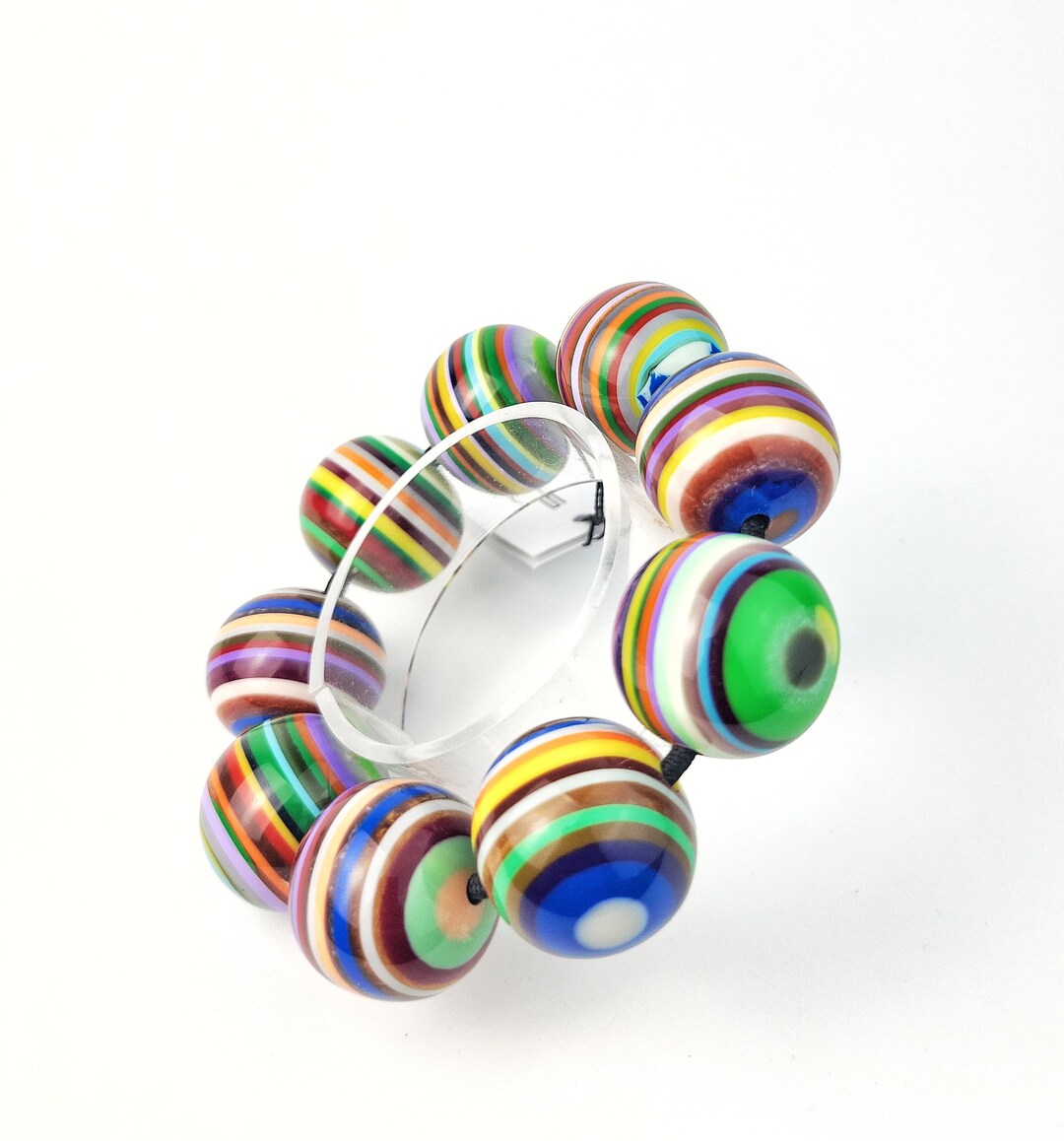 Sobral New Edition Pop Art Large Olho Grego Rainbow Stripe & Eye Artist ...