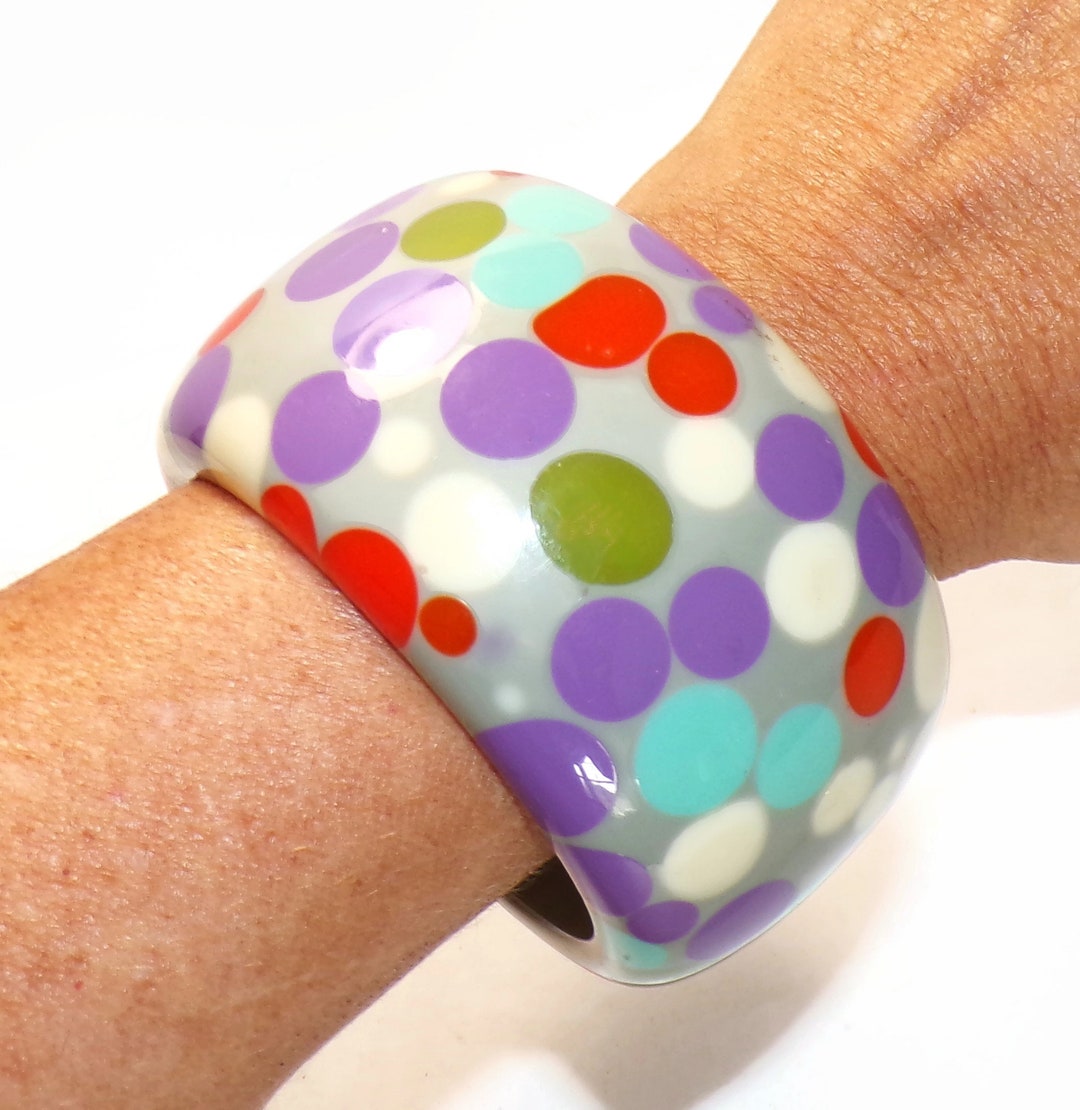 Sobral Rare Retired Bolas Bolinhas PB50 Polka Dots Artist Made Bangle ...