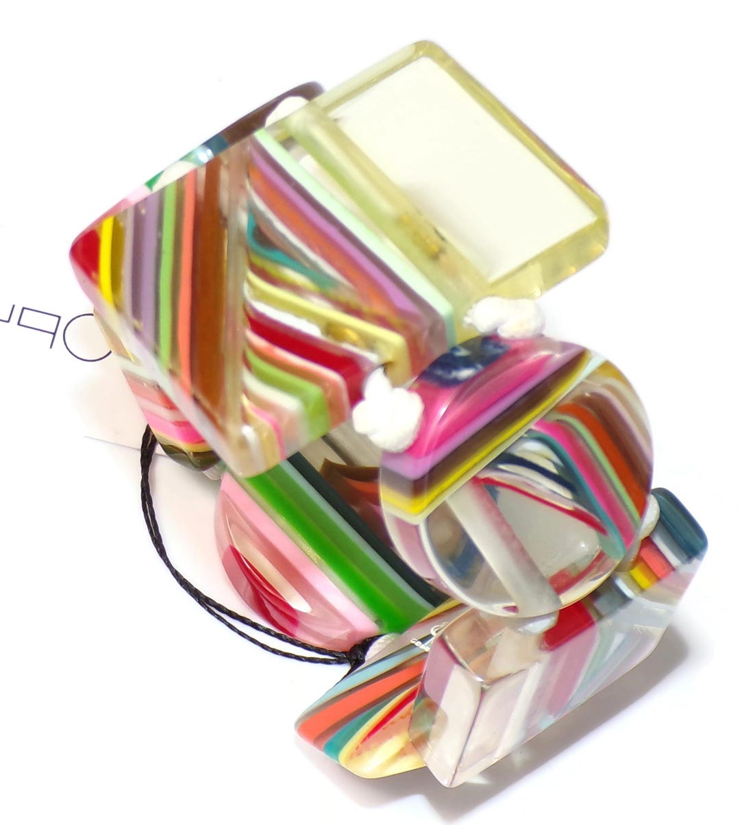 Sobral Retroz Astrella Clear & Bright Art Deco Stripes Artist Made ...