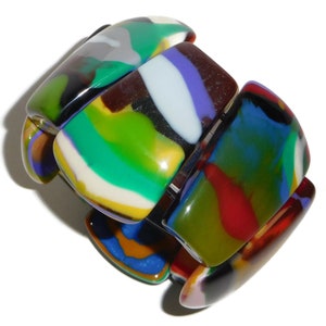 Sobral Dora Amaar Colorful Kandinsky Rilma Artist Made Bead Bracelet - Etsy