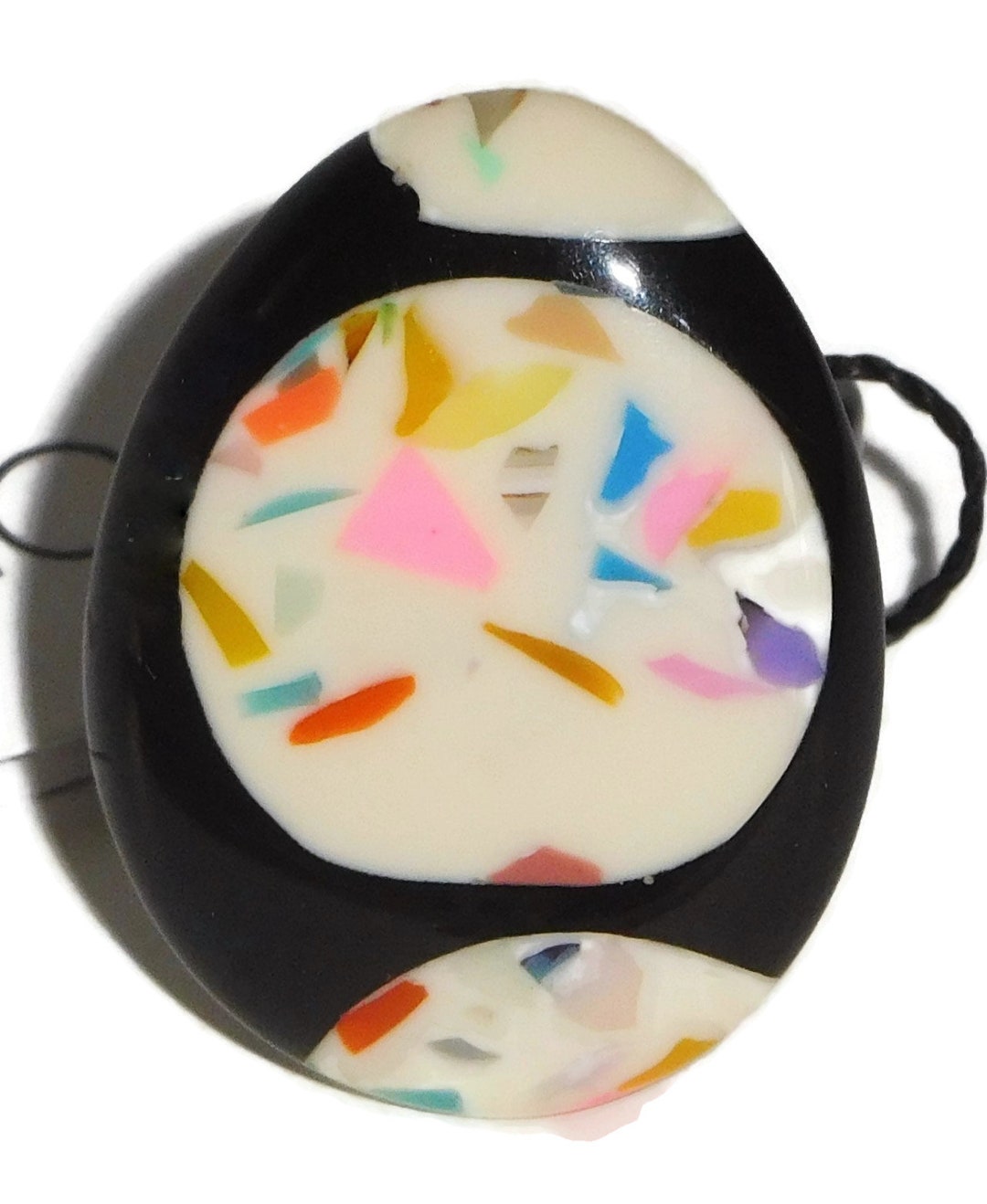 Sobral Meteorite Asteroid Mosaic Inclusion Artist Made Statement Ring ...