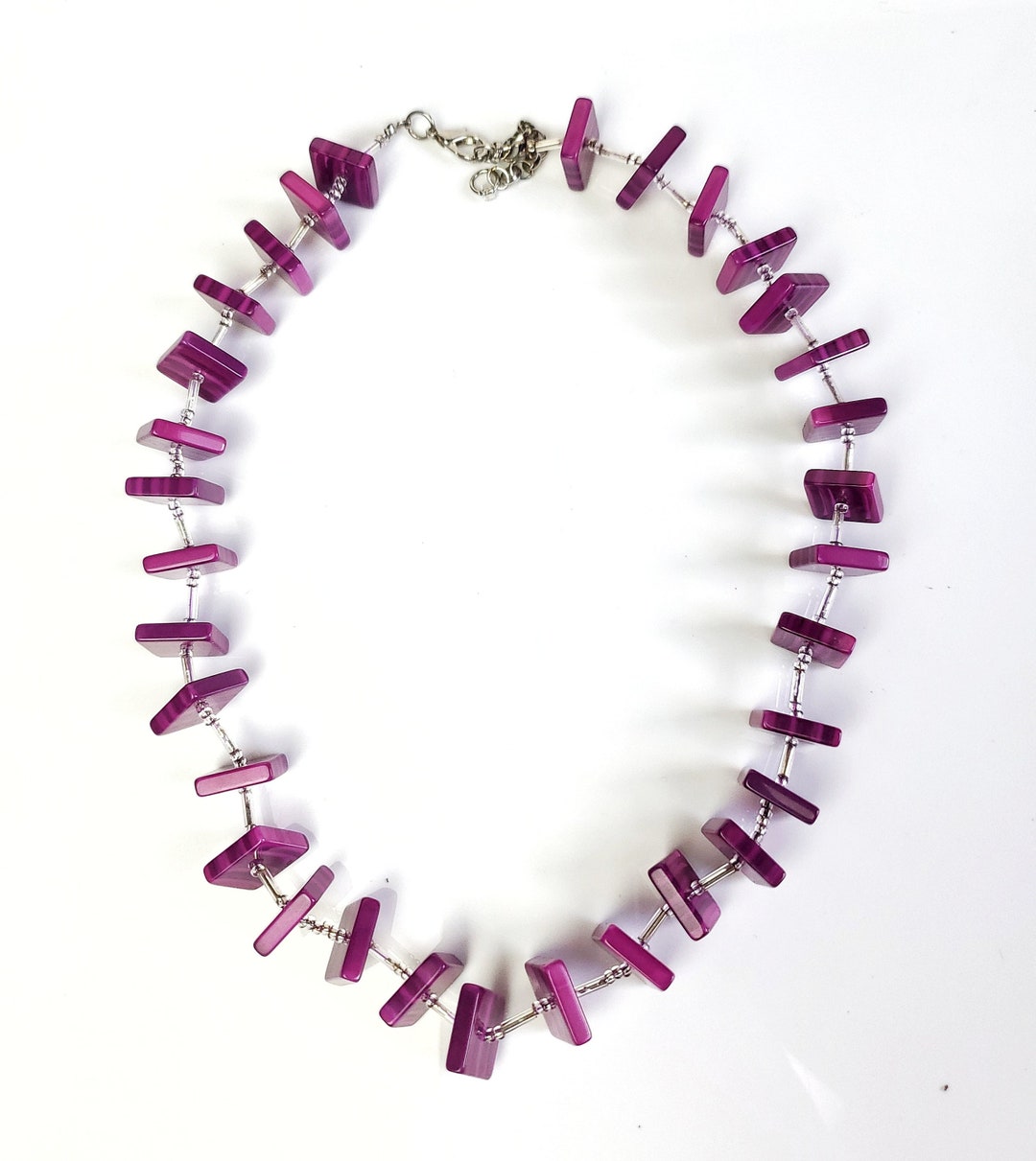 Sobral Rare Pop Art Short Quadradinhos Purple Stripe Beads Artist Made ...