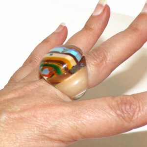 Sobral Rio+20 Terra Earth Multicolor Pattern Round Dome Artist Made ...