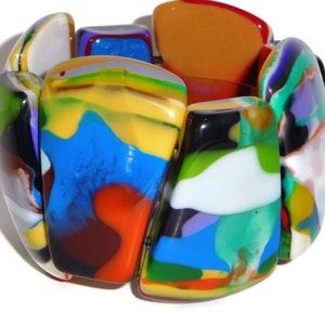 Sobral Dora Amaar Colorful Kandinsky Rilma Artist Made Bead Bracelet - Etsy