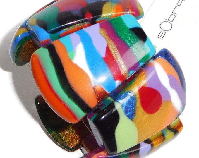 Sobral Dora Amaar Colorful Kandinsky Rilma Artist Made Bead Bracelet - Etsy