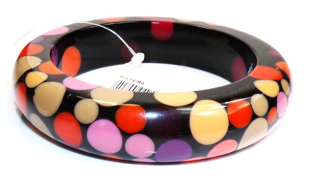 Sobral Rare Retired Bolas Bolinhas PML07 Polka Dots Artist Made Bangle ...