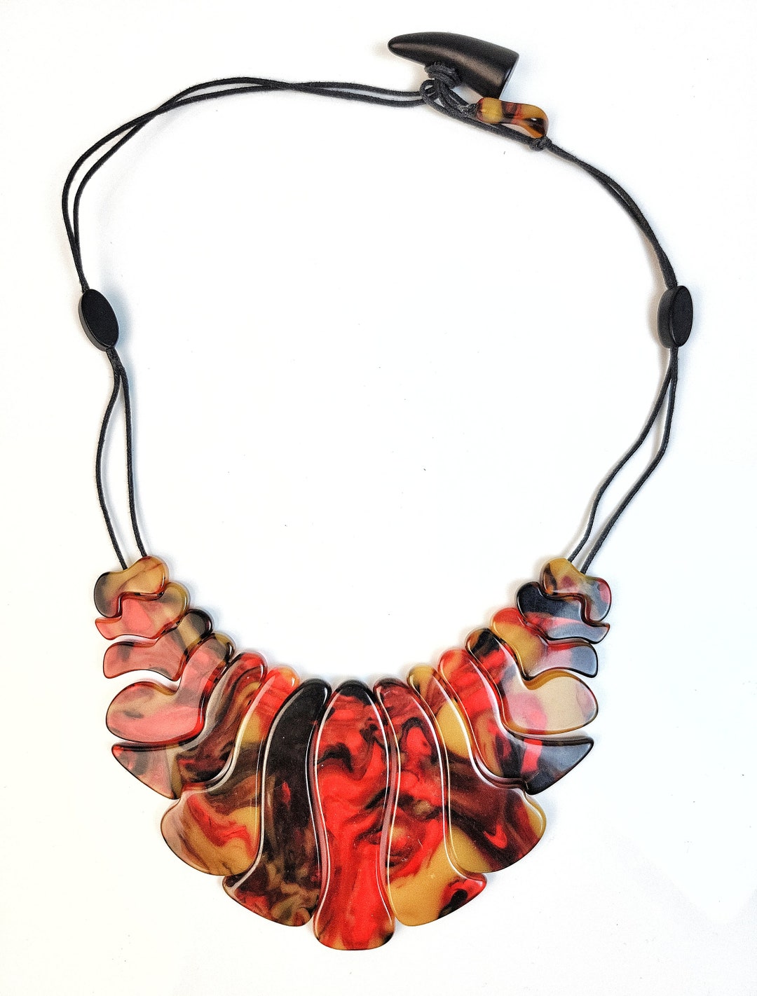 Sobral Abissal Profundo Pradaruga Bead Artist Made Statement Necklace ...