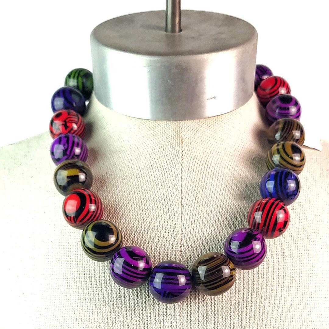 Sobral Early Olho Grego Greek Eye Mixed Color Beads Artist Made ...