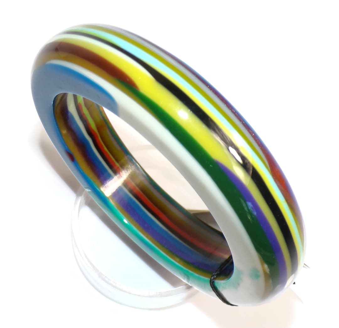 Sobral Kandinsky Rare PML07 Odessa Colorful Artist Made Bangle Bracelet ...