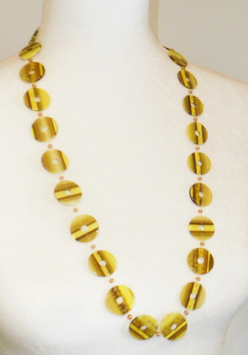 Sobral Pitagoras Curto PI Terra Earthy Hue Circle Beads Artist Made 32 ...