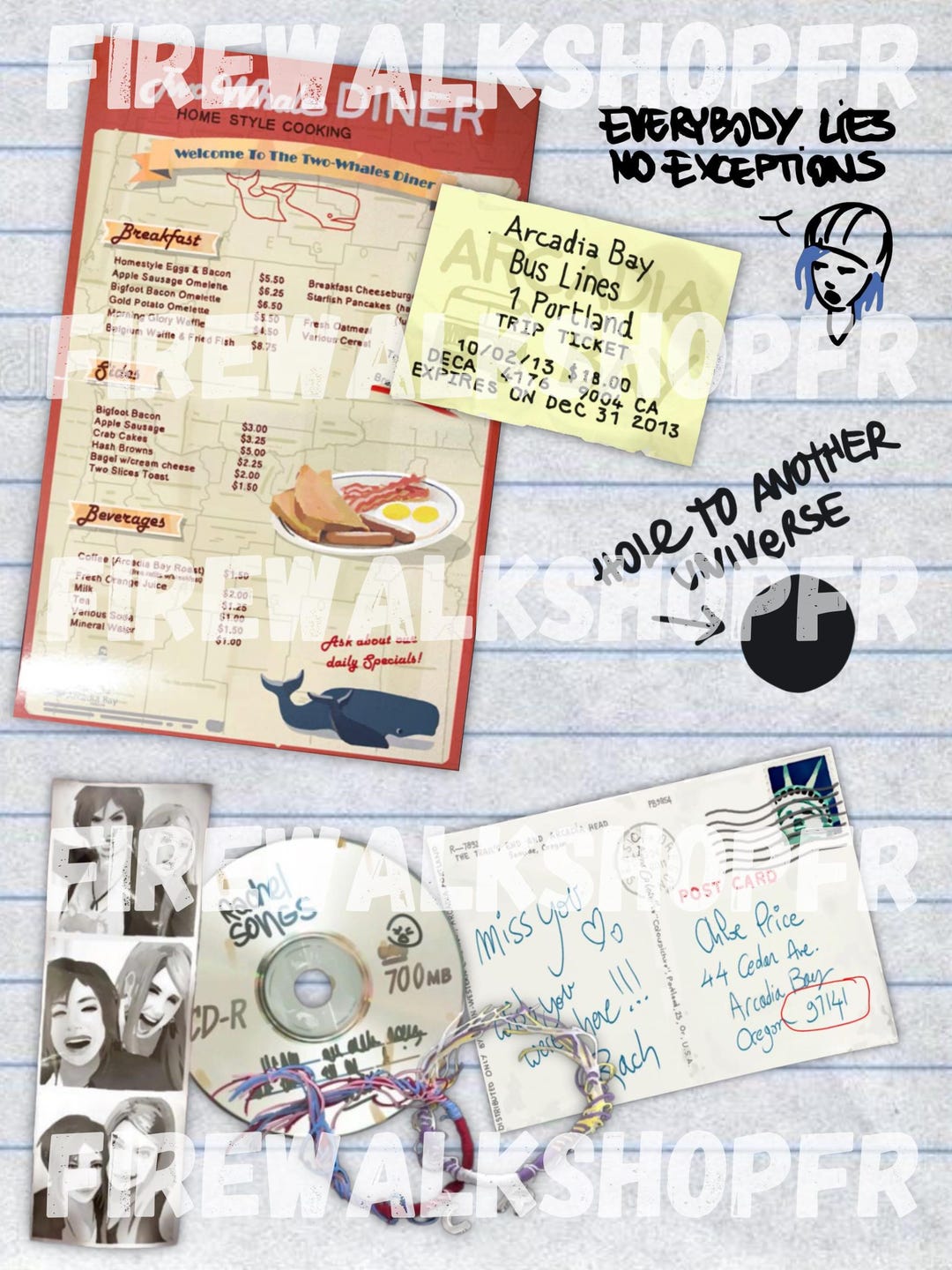 Affiche Life is Strange, Chloe Price, Rachel Amber, Max Caulfield - Etsy