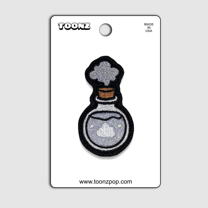 Smoke Potion Patch: Embroidered Iron On/velcro Badge - Etsy