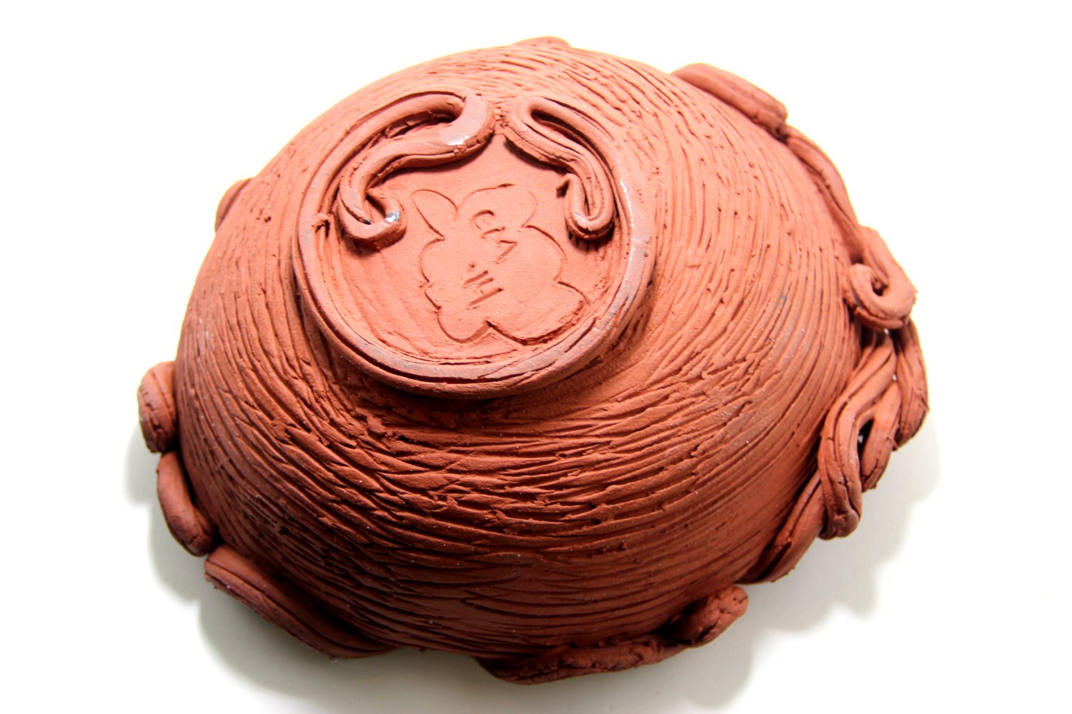 Red Clay Bird's Nest Bowl Twisted Tree Series - Etsy