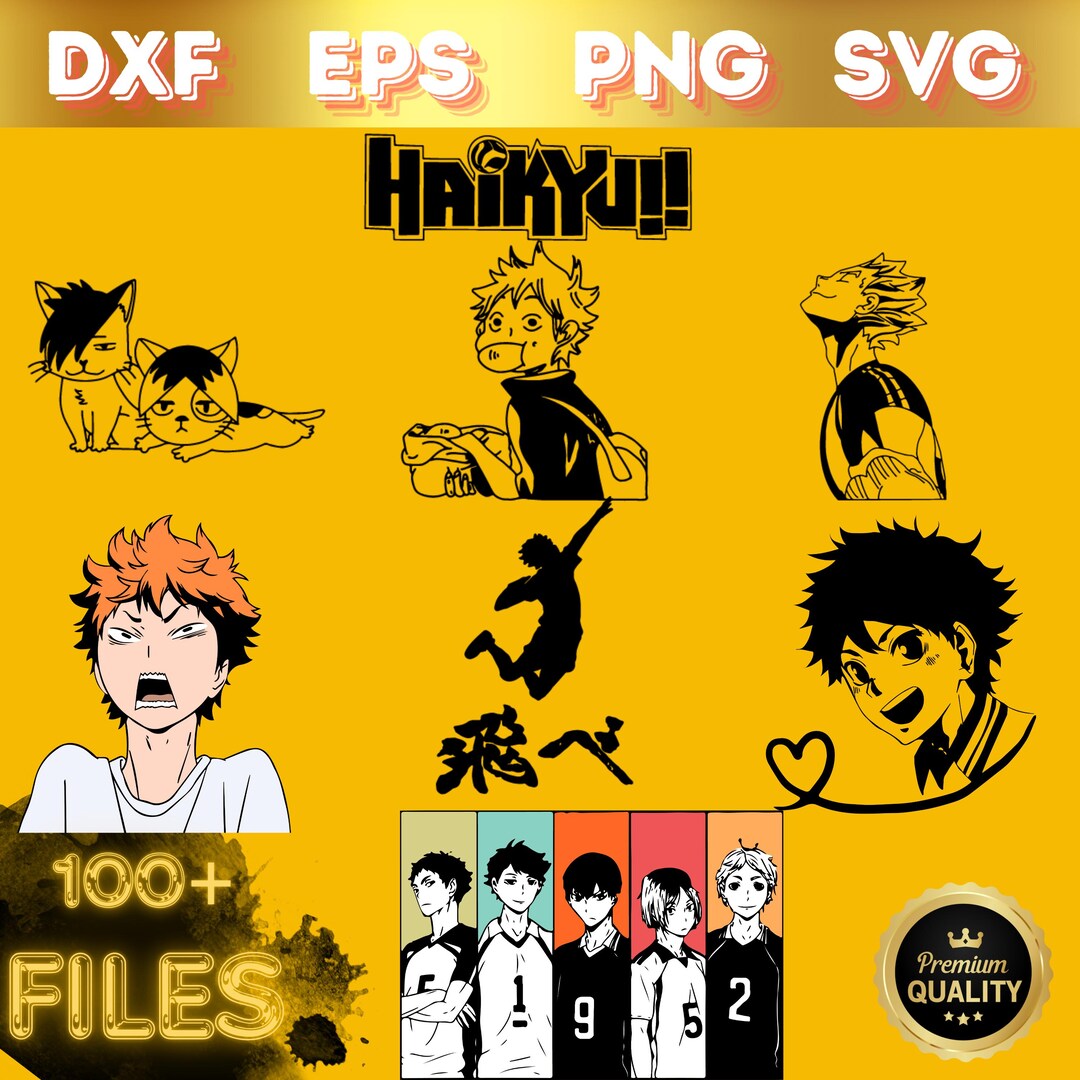 Haikyuu SVG, Haikyuu, Anime Bundle SVG, Haikyuu Png, Anime Character ...