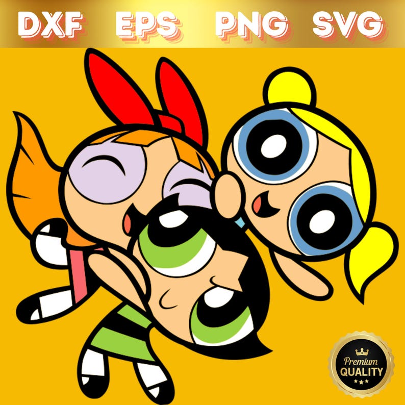 Powerpuff Girls SVG Bundle: Cartoon Network Clip Art (digital Download ...