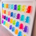 Colorful 3D Gummy Bear Wall Art – Resin Candy Decor – Rainbow Gummy ...