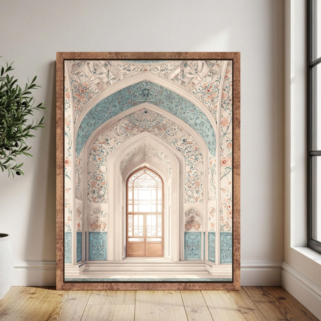 Persian Archway Art Print – Islamic Architecture Wall Art, Ornate ...