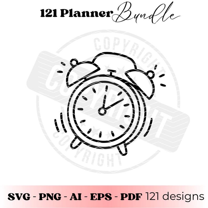 Paquete de 121 iconos SVG para agenda, imágenes prediseñadas ...