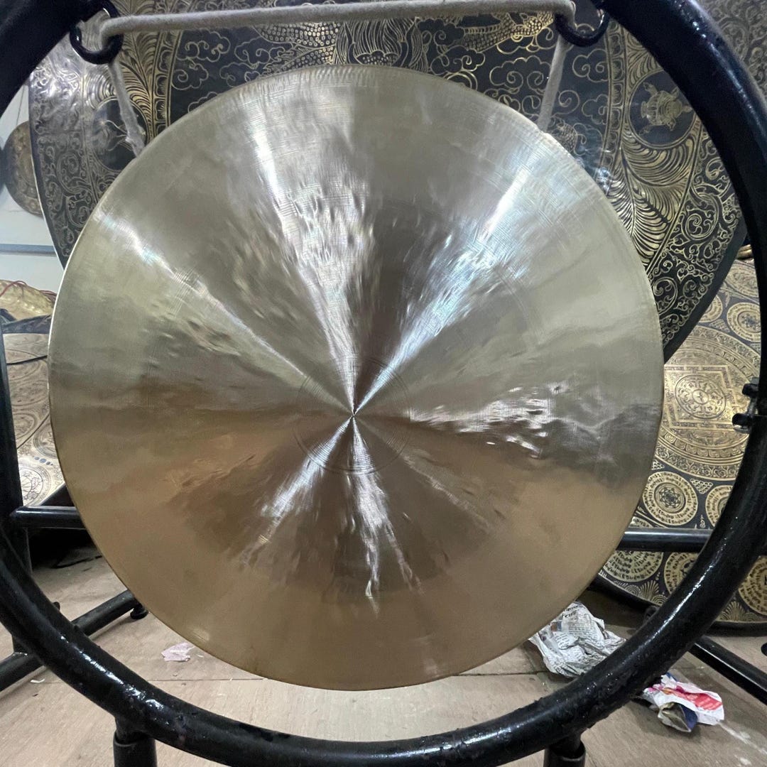 40 CM Chau Gong | Yoga Meditation Gong | Tibetan Sound Healing Gong ...