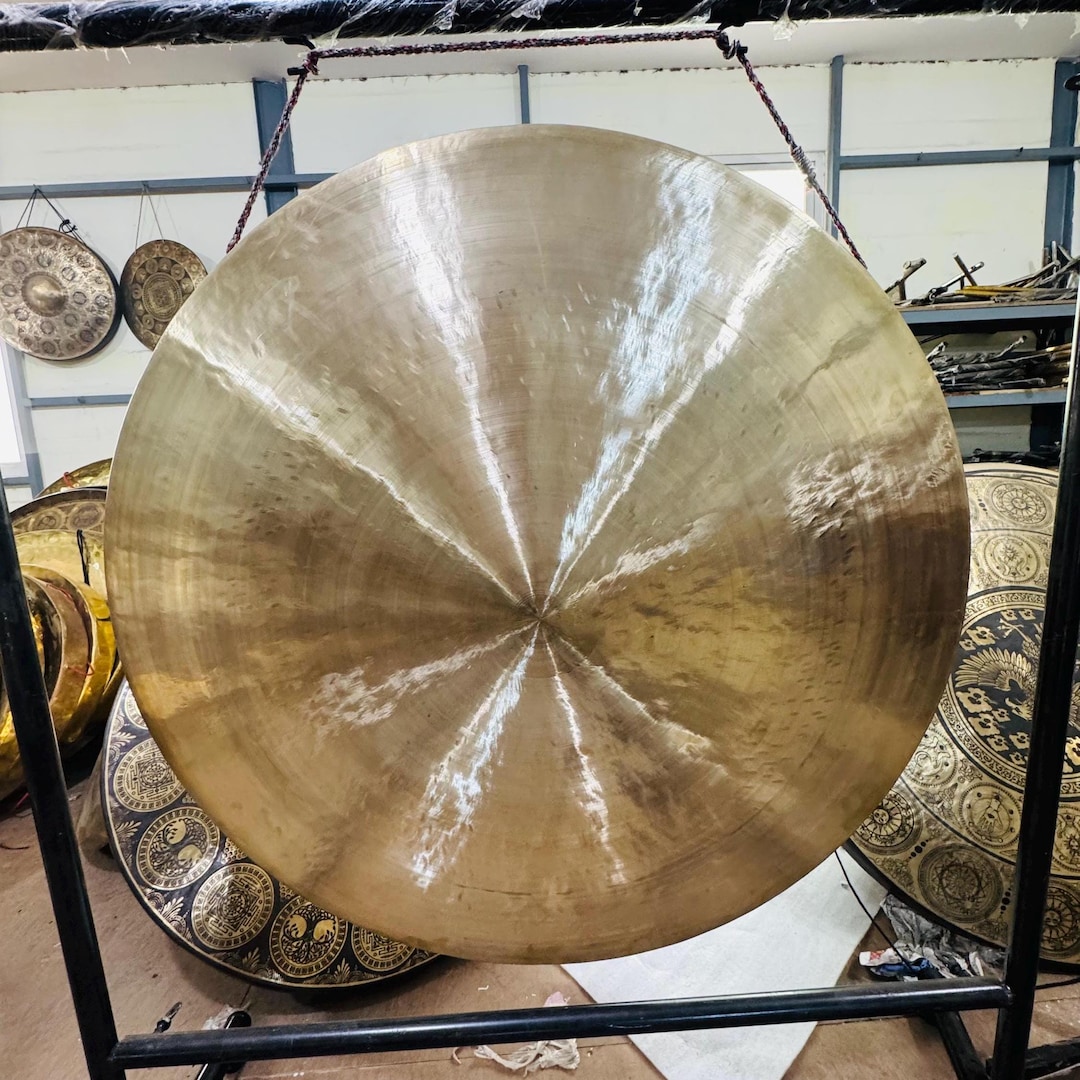 100 CM Large Gong | Extra Large Chau Gong | Deep Relaxing Sound Music ...