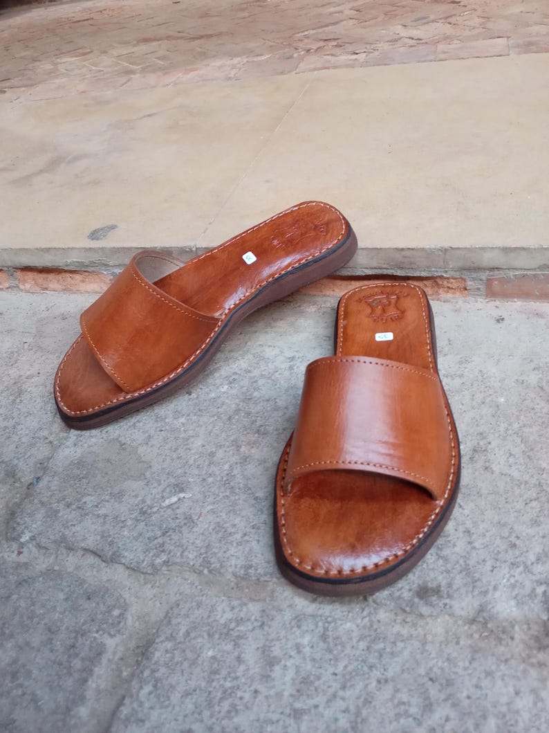Women's Genuine Leather Sandals – Handmade, Comfortable and Elegant - Etsy