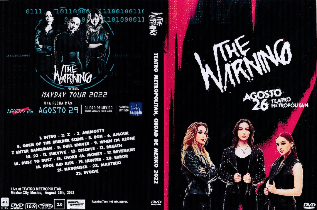 The Warning-mayday Tour Mexico City 08-29-2022 DVD! - Etsy