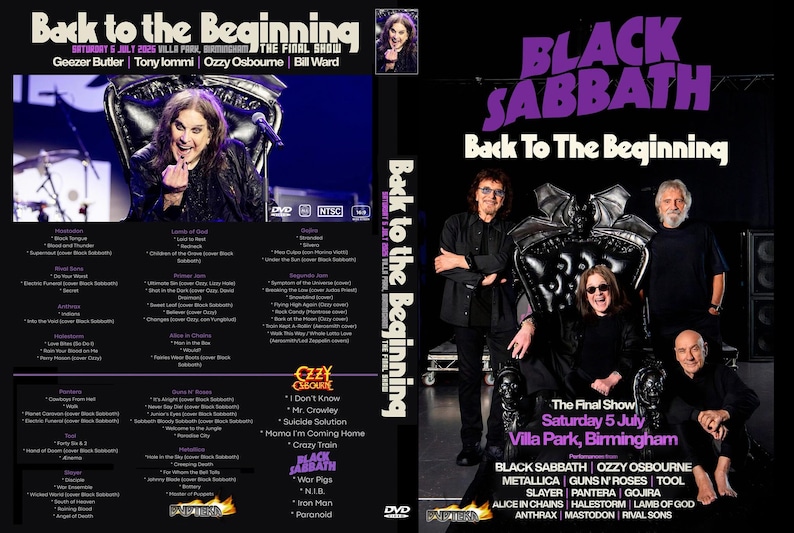Back to the Beginning-the Final Ozzy Osbourne & Black Sabbath Concert ...