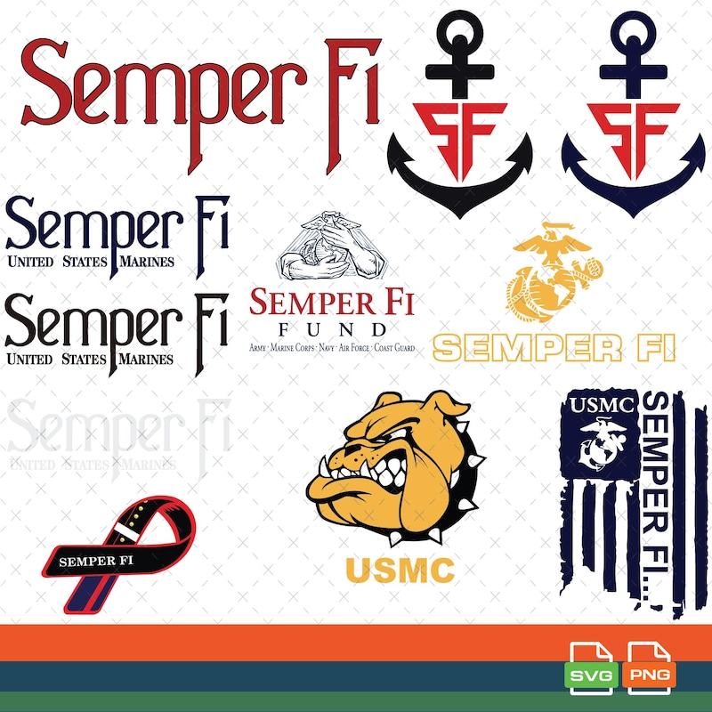 Marine Corps Svg - Etsy