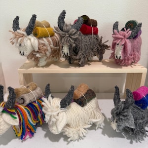 Wool Felted Yak - Etsy