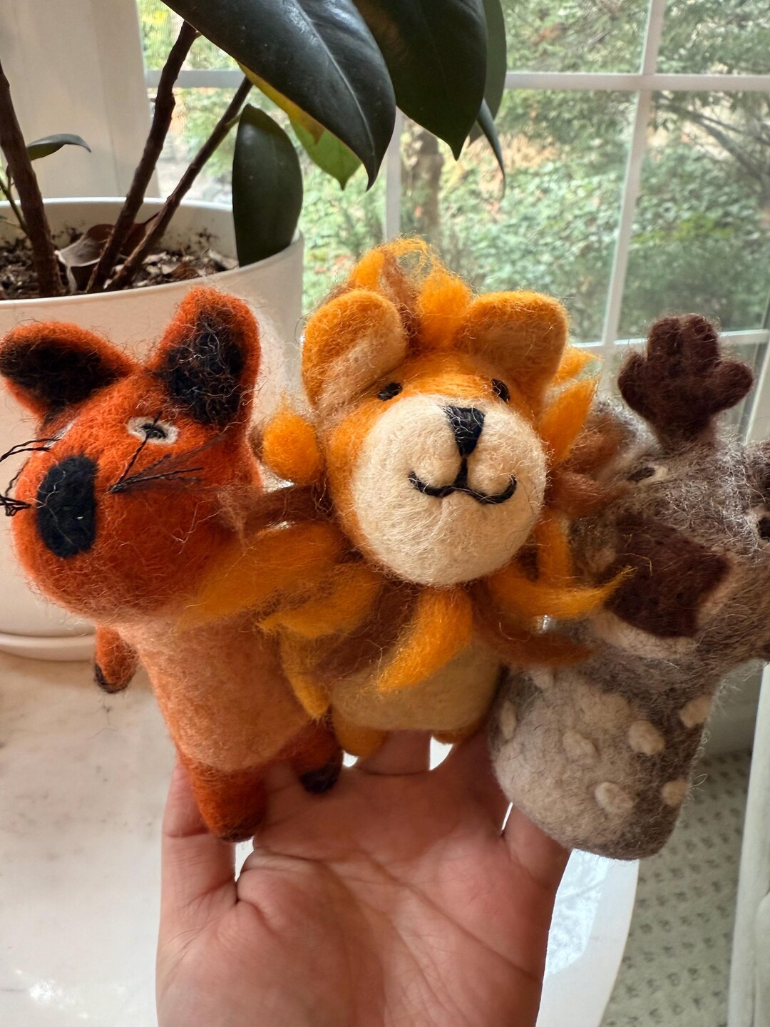 Needle Felt Finger Puppet : Farm and Wildlife - Etsy
