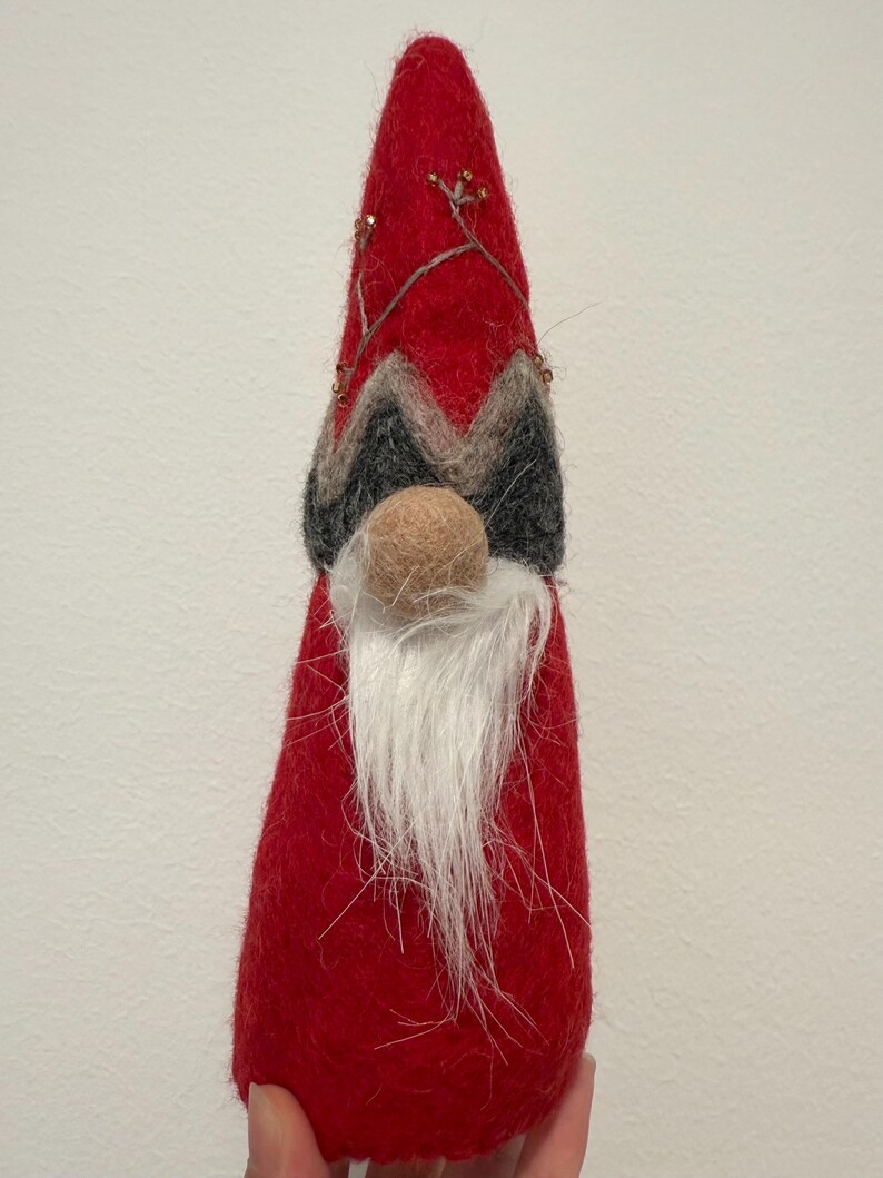 Handmade Felt Christmas Gnome Set : Scandinavian Holiday Decor ...