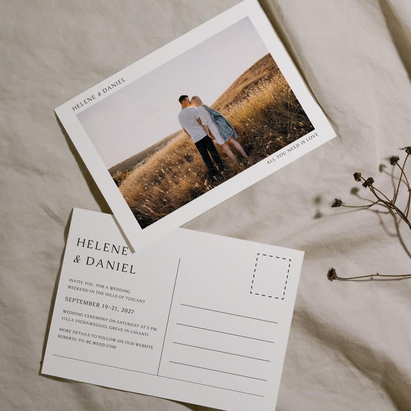 Postcard Invite - Etsy