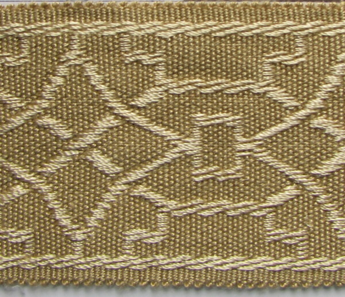 TAPE BRAID BORDER Flat Trim 2 Golden Rattan - Etsy