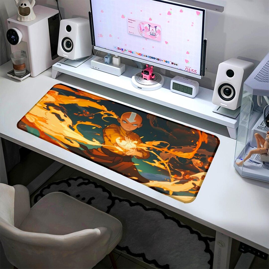 Avatar the Last Airbender Desk Mat: Anime Mouse Pad, Gaming Desk Decor ...
