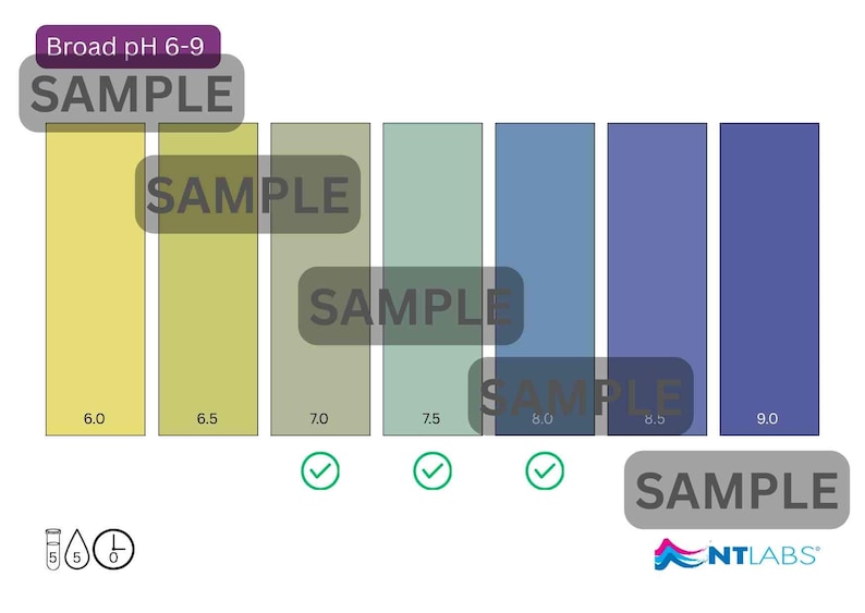 NT Labs Aquarium Water Test Chart – Enlarged Digital & Printable Sheets ...