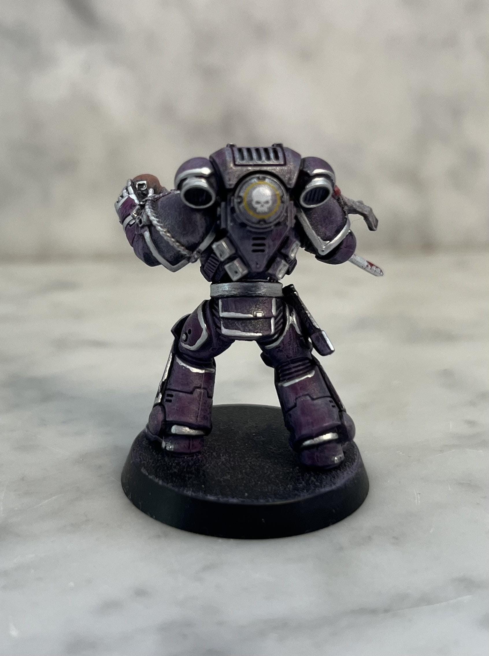 Set of 4 Painted Warhammer 40K Ultramarines | Custom Tabletop ...