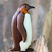 Emperor Penguin Wood Carved Intarsia Ornament / Magnet - Etsy