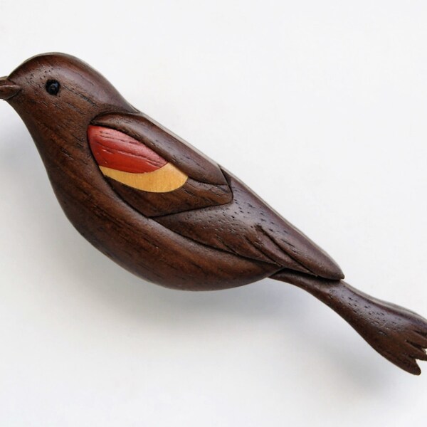 Blackbird in Tree - Etsy