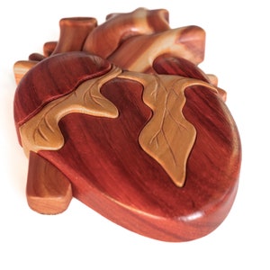 Anatomical Heart Intarsia Wall Hanging Wooden Valentine's | Etsy